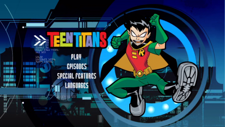 DVD and Blu-ray menus: Teen Titans – wonkablog