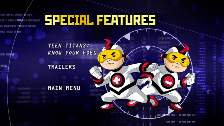 DVD and Blu-ray menus: Teen Titans – wonkablog