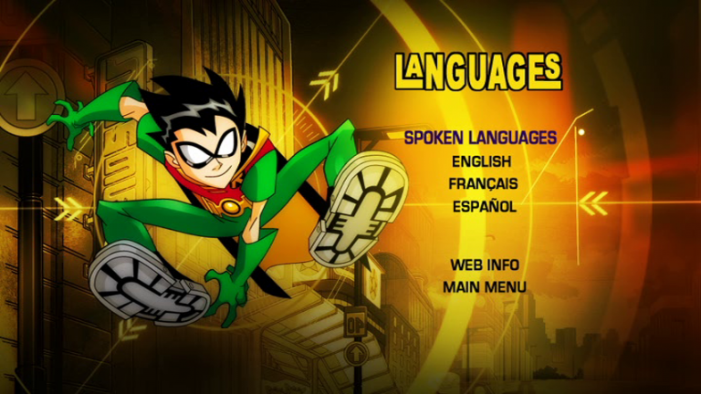 DVD and Blu-ray menus: Teen Titans – wonkablog