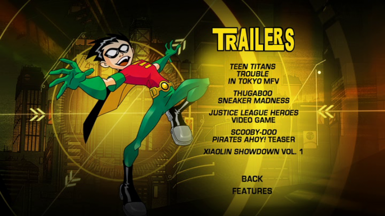 DVD and Blu-ray menus: Teen Titans – wonkablog