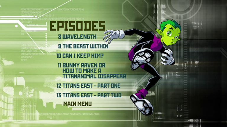 DVD and Blu-ray menus: Teen Titans – wonkablog