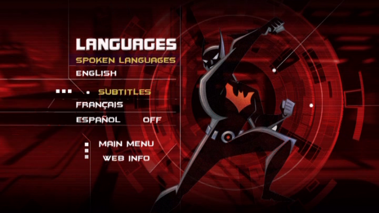 Batman Beyond DVD Menus and Special Features – wonkablog