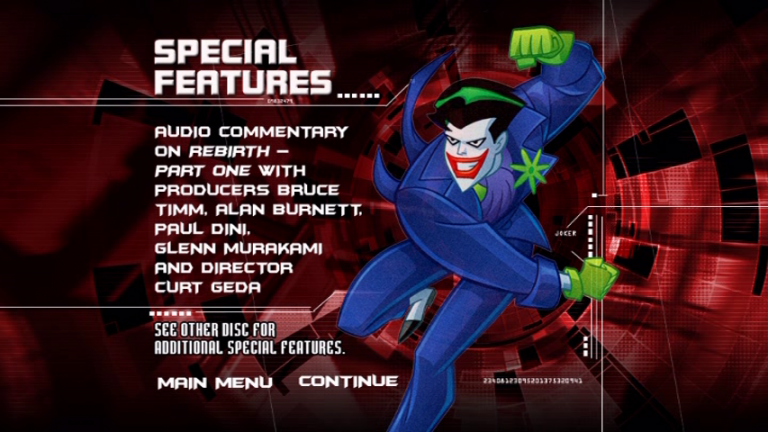 Batman Beyond DVD Menus and Special Features – wonkablog