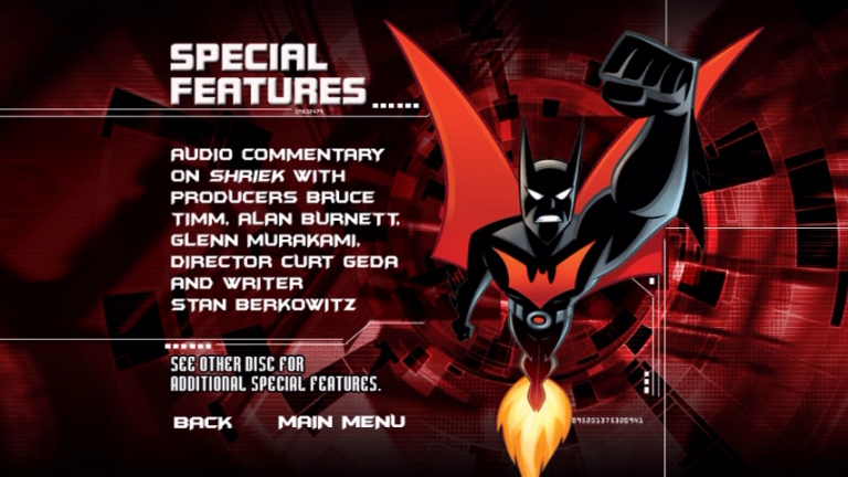 Batman Beyond DVD Menus and Special Features – wonkablog