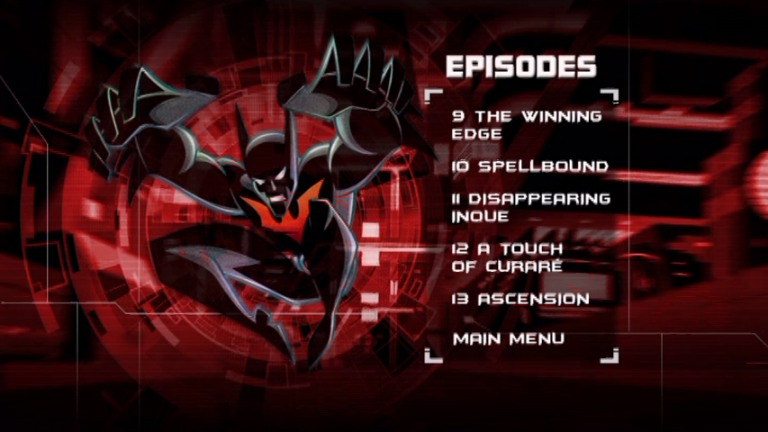 Batman Beyond DVD Menus and Special Features – wonkablog