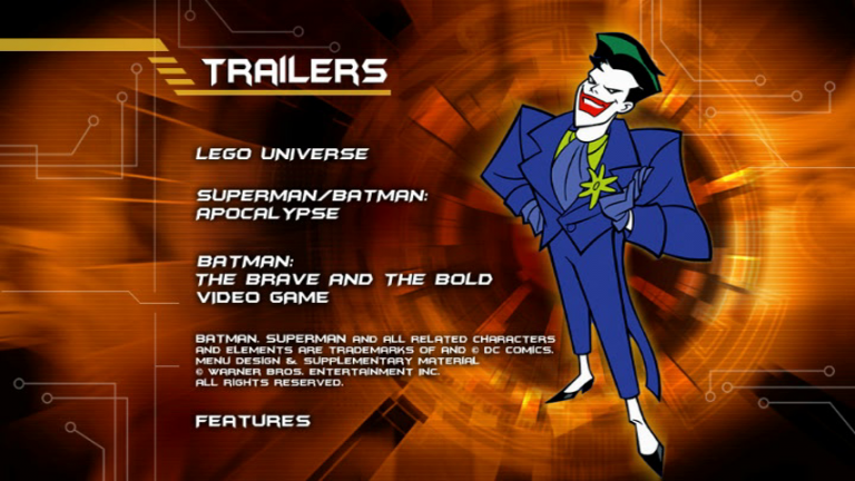 Batman Beyond DVD Menus and Special Features – wonkablog