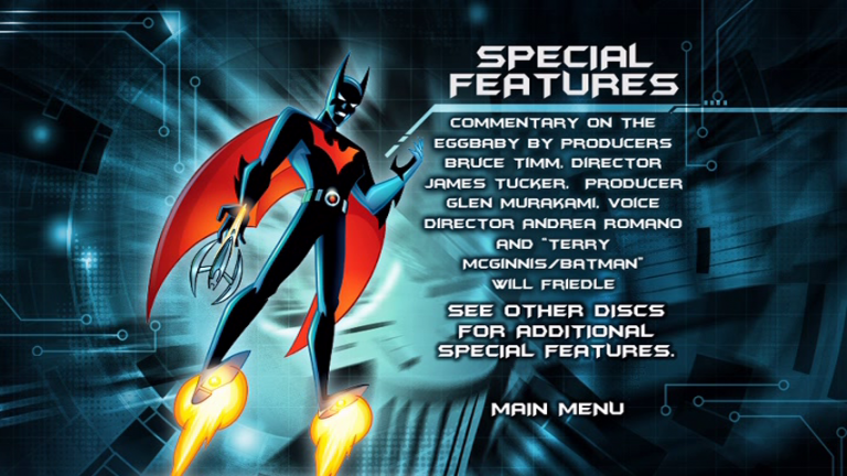 Batman Beyond DVD Menus and Special Features – wonkablog